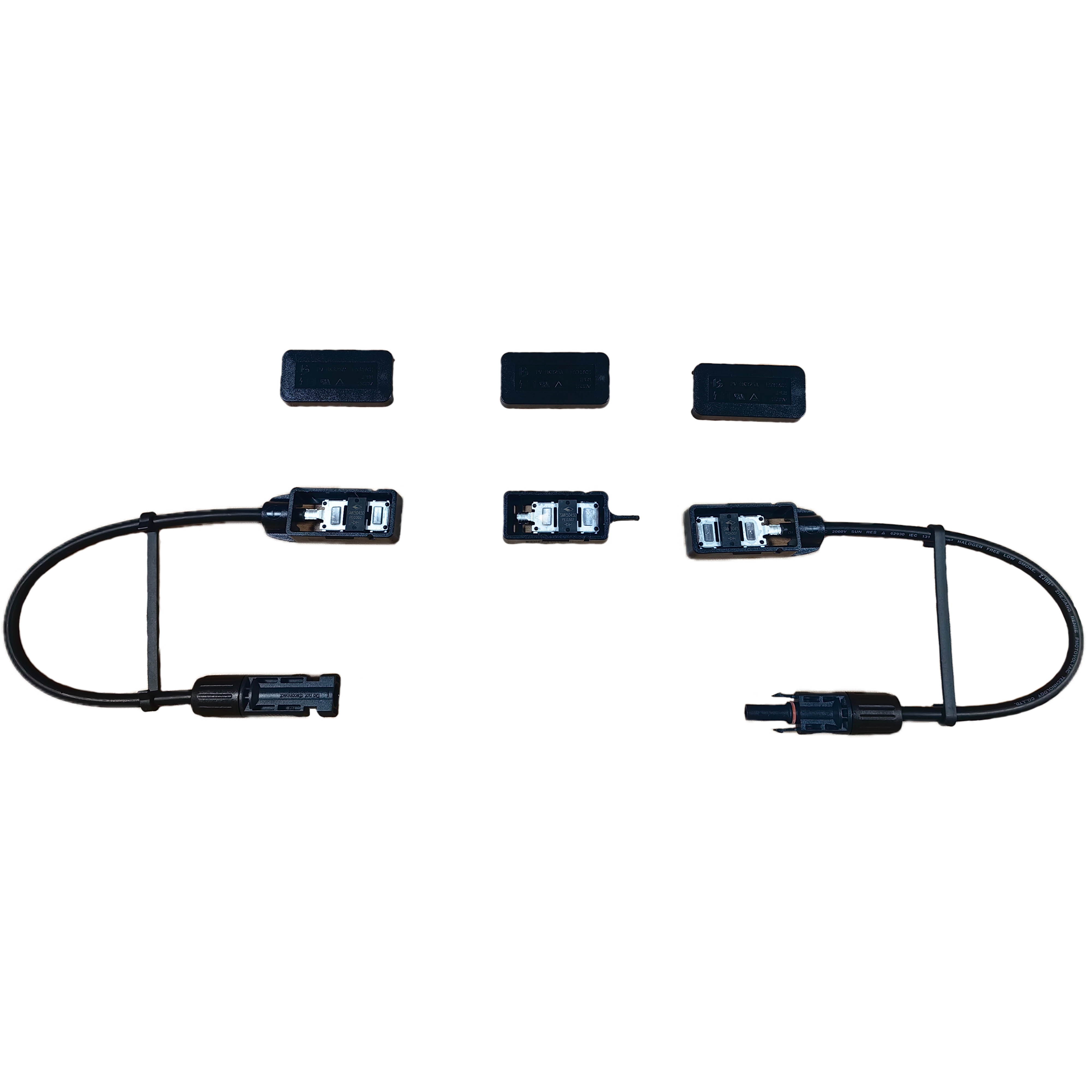 1500 VDC Photovoltaic Junction Box PV-BK325A TUV/UL Approved Black