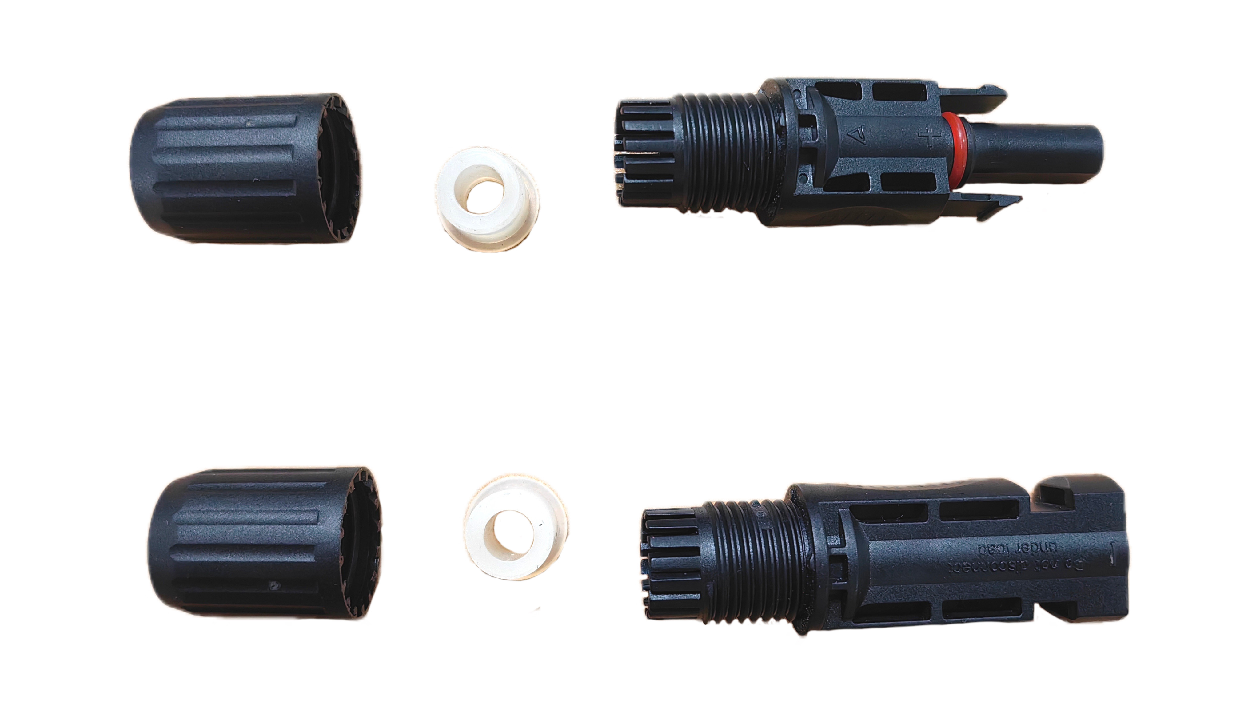 1500 VDC Photovoltaic Connector PPO / PA Insulation Material Solar PV ...